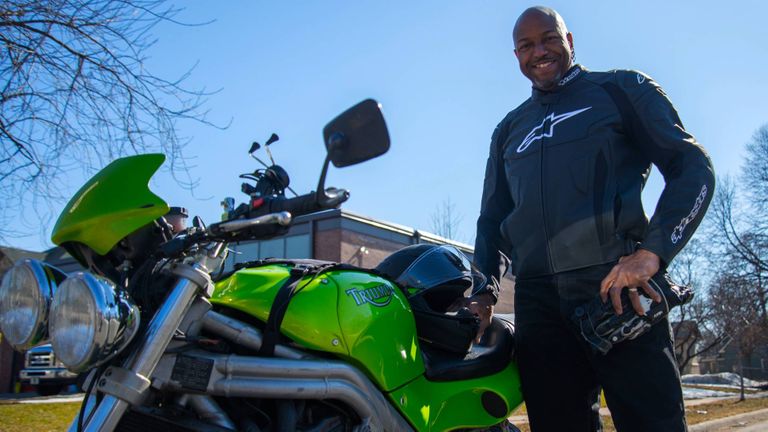 Move over, stereotypes. This Black motorcycle rider is more than a ...