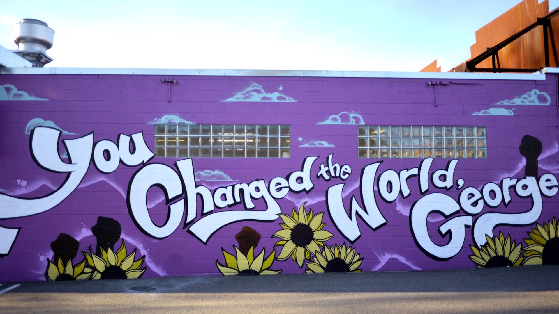 Muralist Cadex Herrera Portrayed George Floyd 'As a Person of Light ...